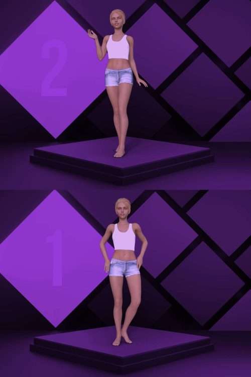 Hailey Rose for genesis 8 Female – 3D SHARDS