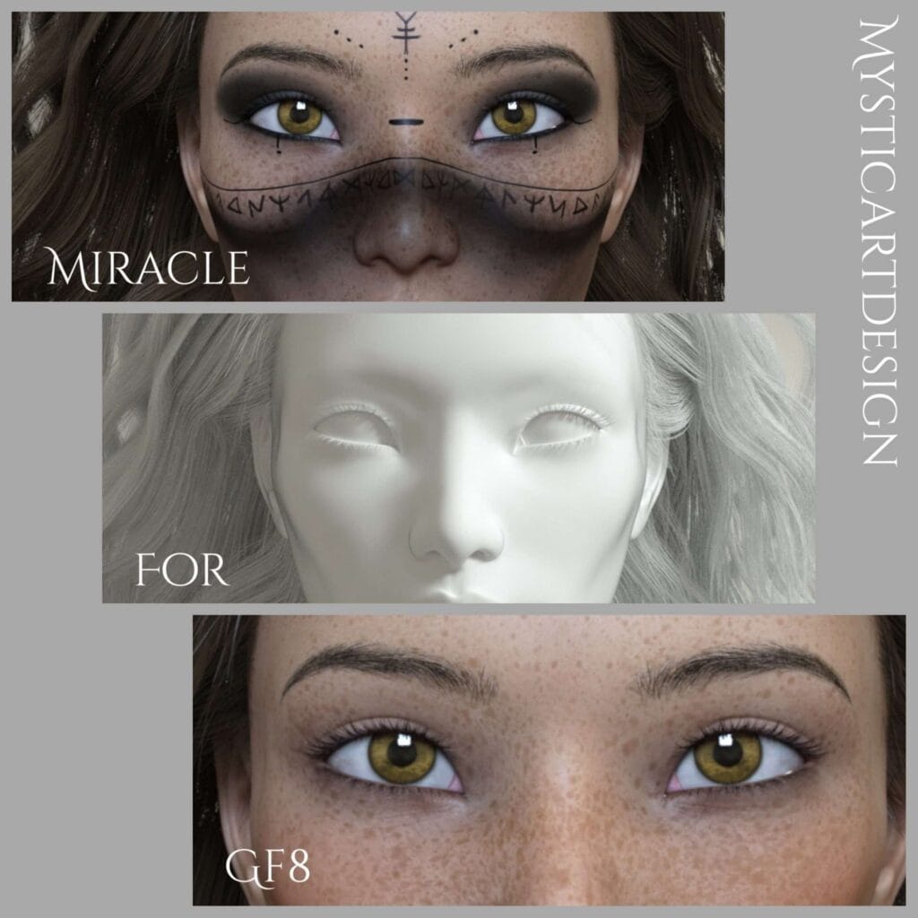 Miracle for G8F – 3D SHARDS – Quality Daz3D Assets