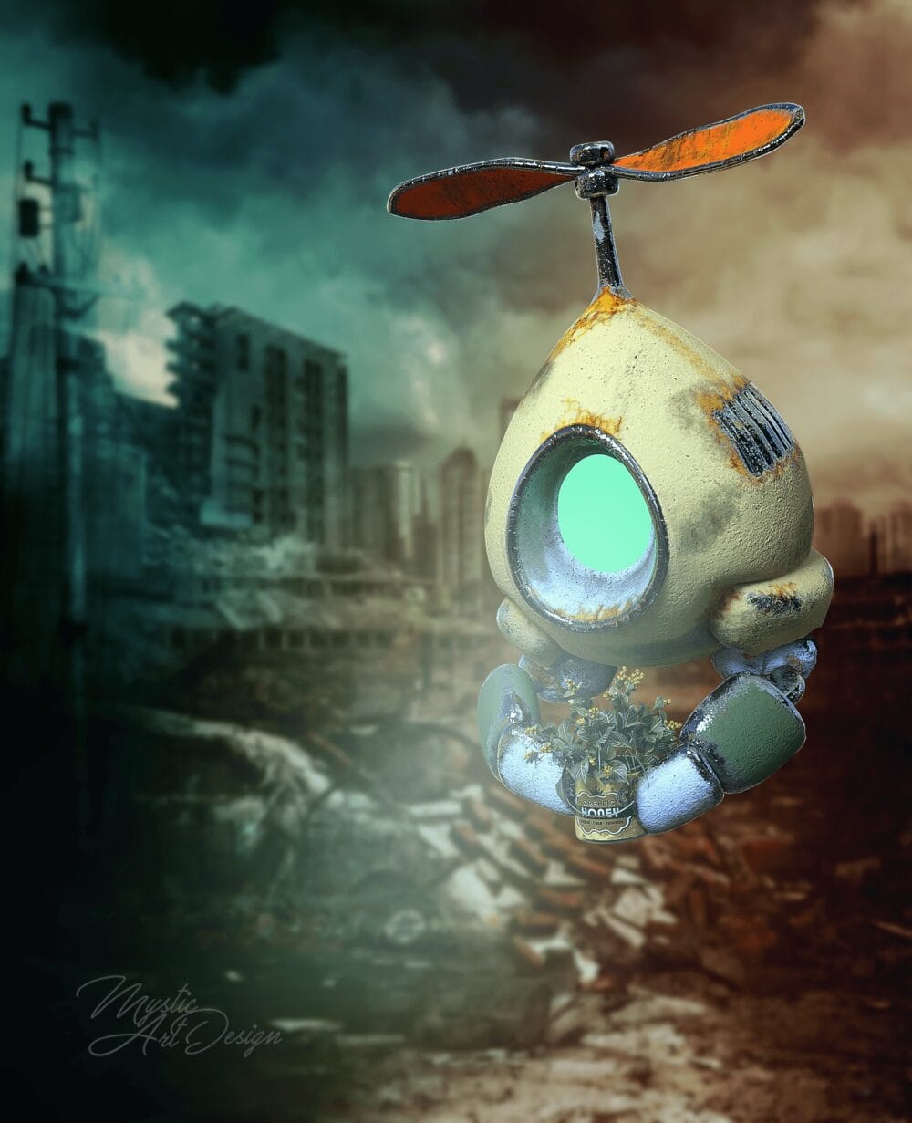 Cute flying Robot and Friends | 3D SHARDS - Quality Daz3D Assets