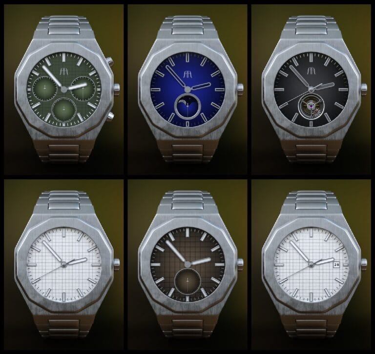 Rigged Watch Asset for Genesis