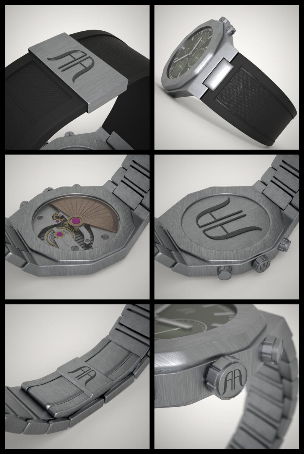 Rigged Watch Asset for Genesis