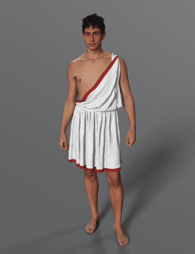 Male Dorian Chiton for Genesis 9 – 3D SHARDS – Quality Daz3D Assets