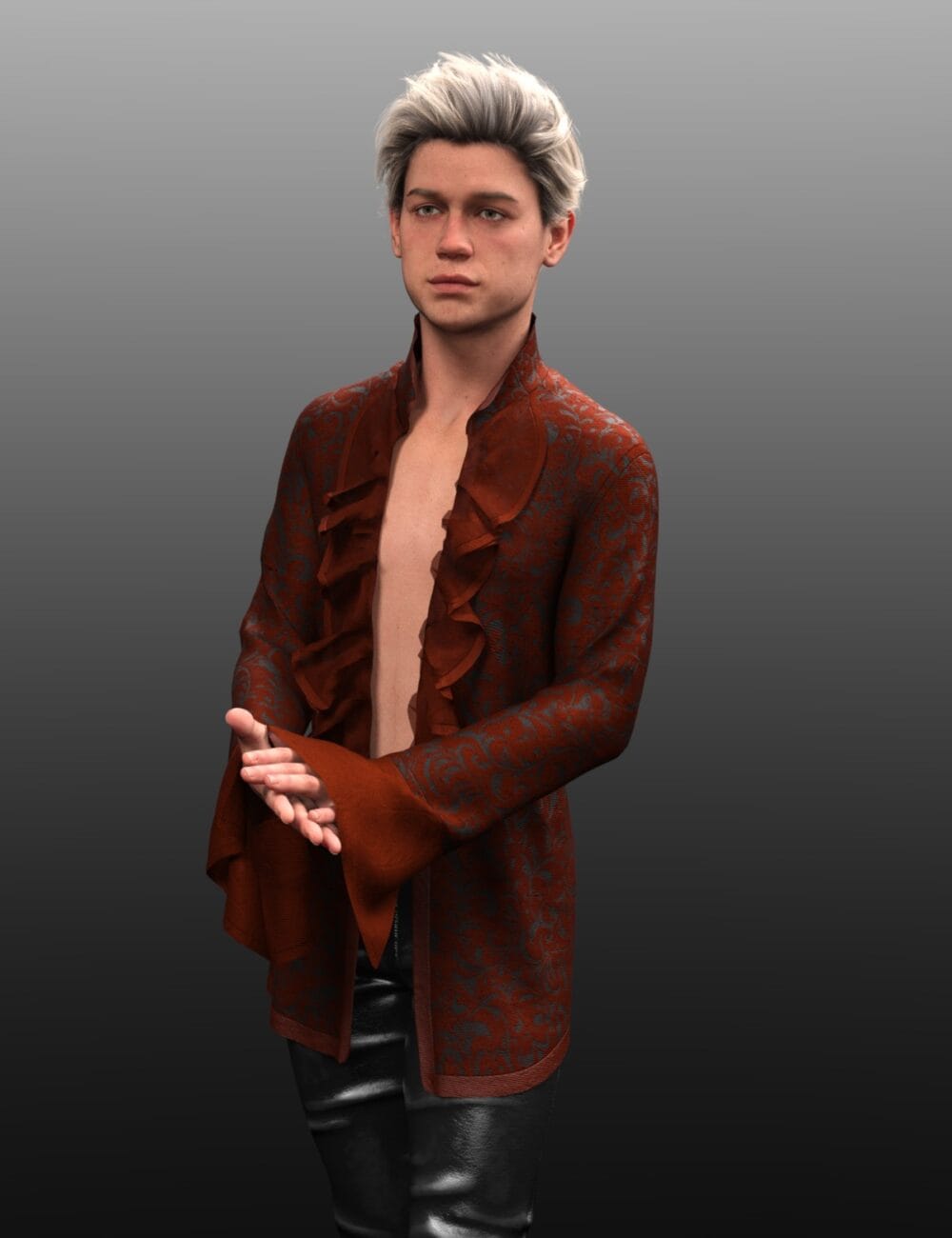 Dante for dForce Pierre Shirt for Genesis 8 and 9 – 3D SHARDS – Quality ...