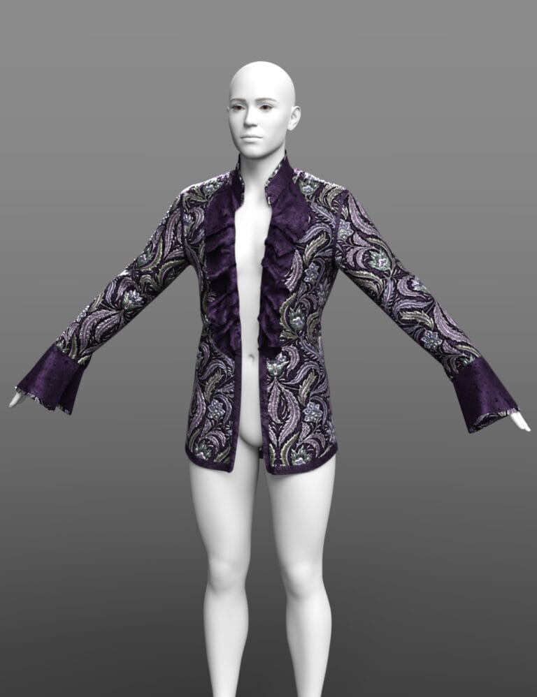 dForce Pierre Shirt for Genesis 8 Male, Female and Genesis 9 – 3D ...