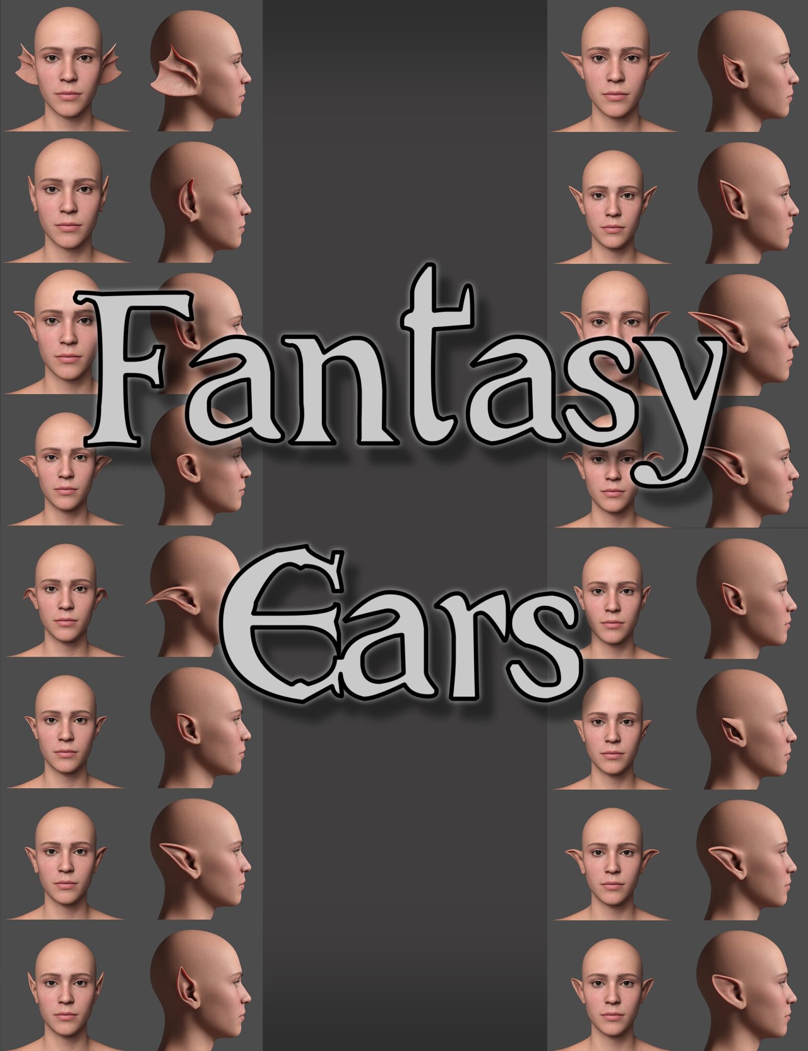 Fantasy Ears for G9 | 3D SHARDS - Quality Daz3D Assets