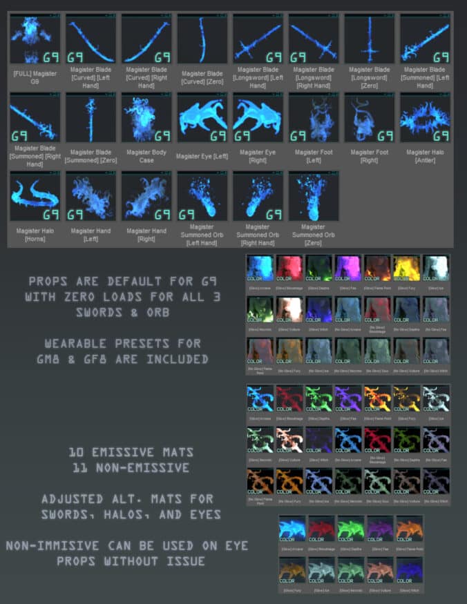 Magister Base Pose and Prop Set – 3D SHARDS – Quality Daz3D Assets