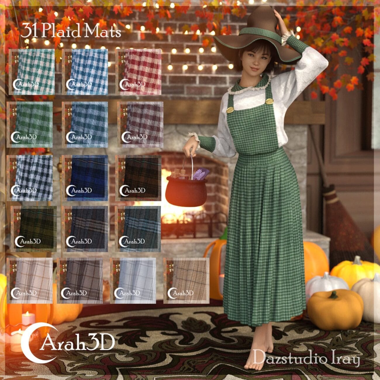 Arah3D Cozy Magic for G8F | 3D SHARDS - Quality Daz3D Assets
