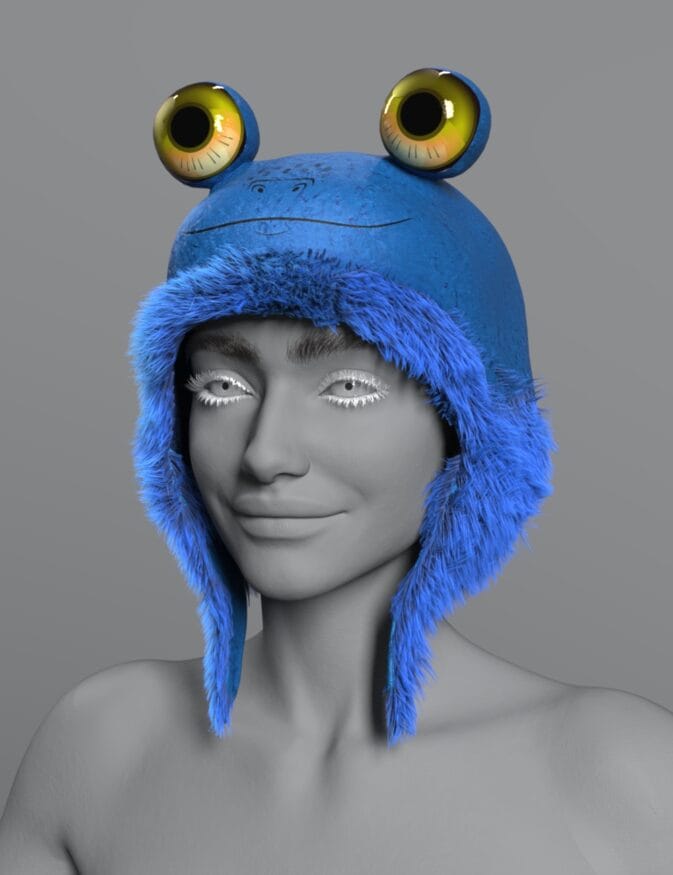 Frog Hat for Genesis 8 and 9 – 3D SHARDS – Quality Daz3D Assets