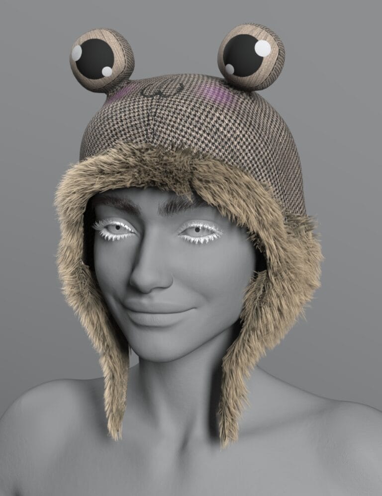 Frog Hat for Daz Studio G8F/G8M/G9