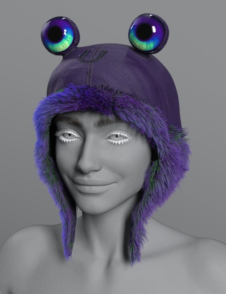Frog Hat for Genesis 8 and 9 – 3D SHARDS – Quality Daz3D Assets