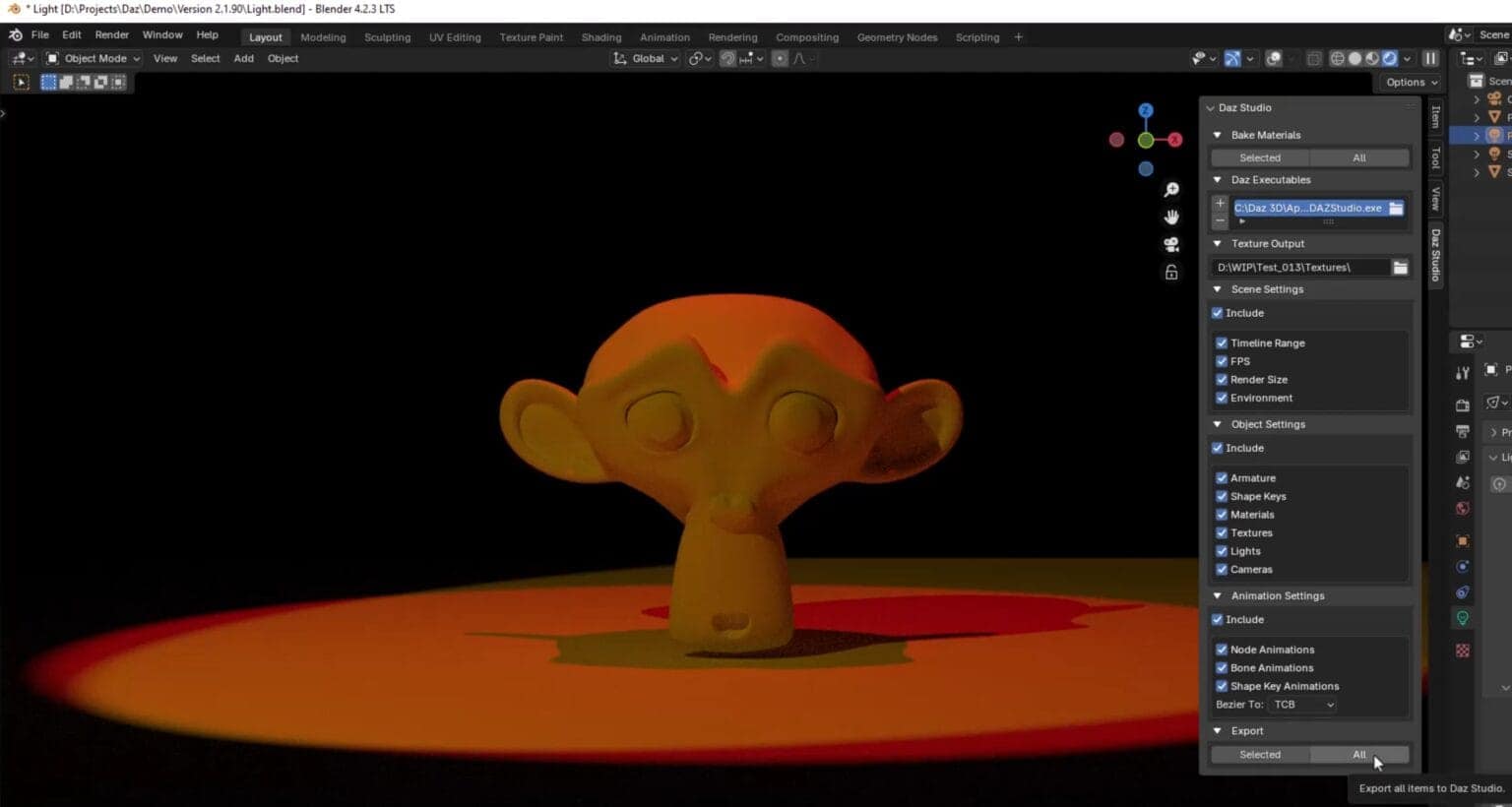 Blender to Daz Studio Plugin: One-Click Export