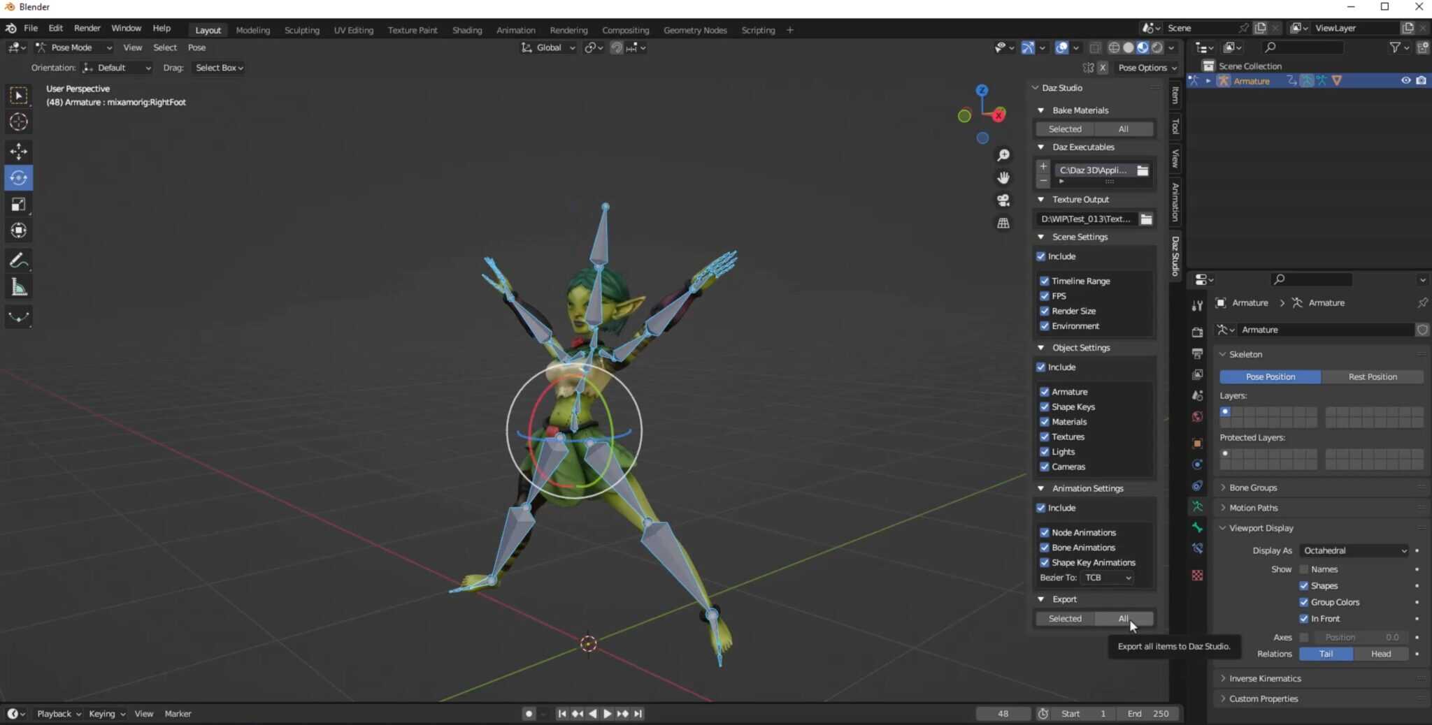 Blender to Daz Studio Plugin: One-Click Export