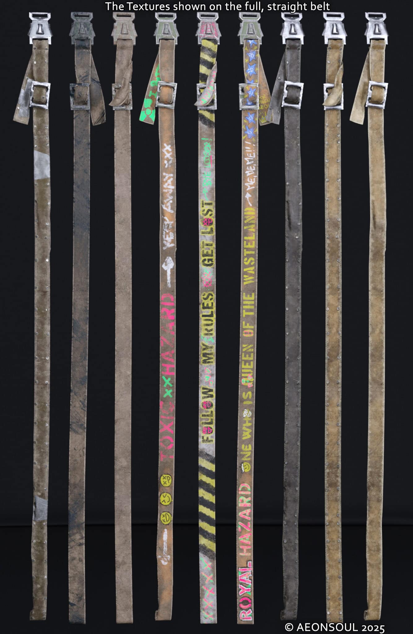 Wasteland Styles for Metro Straps | 3D SHARDS - Quality Daz3D Assets