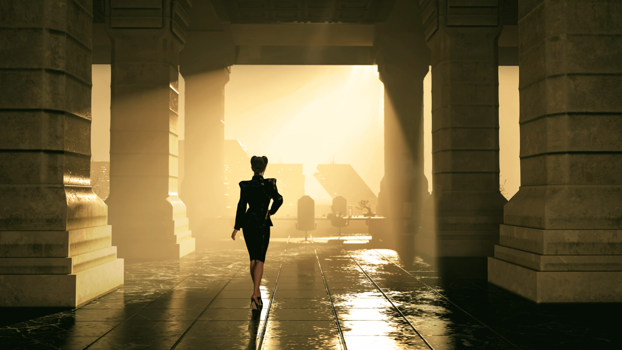 4th Sector Tyrel Office for Daz Studio – 3D SHARDS – Quality Daz3D Assets